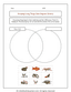 Grouping Animals Venn Diagram Worksheets