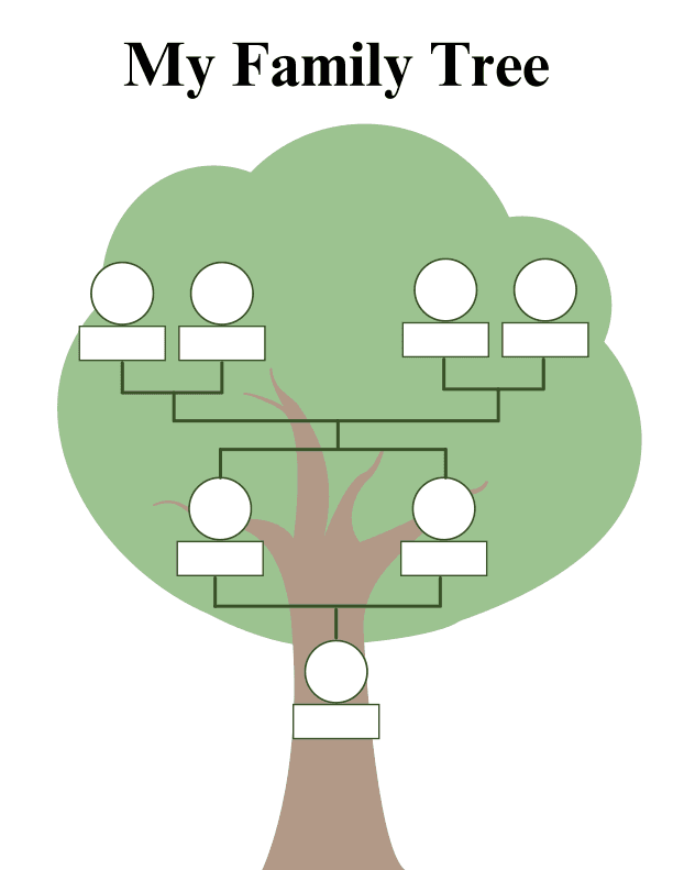 Family Tree Worksheet & Craft