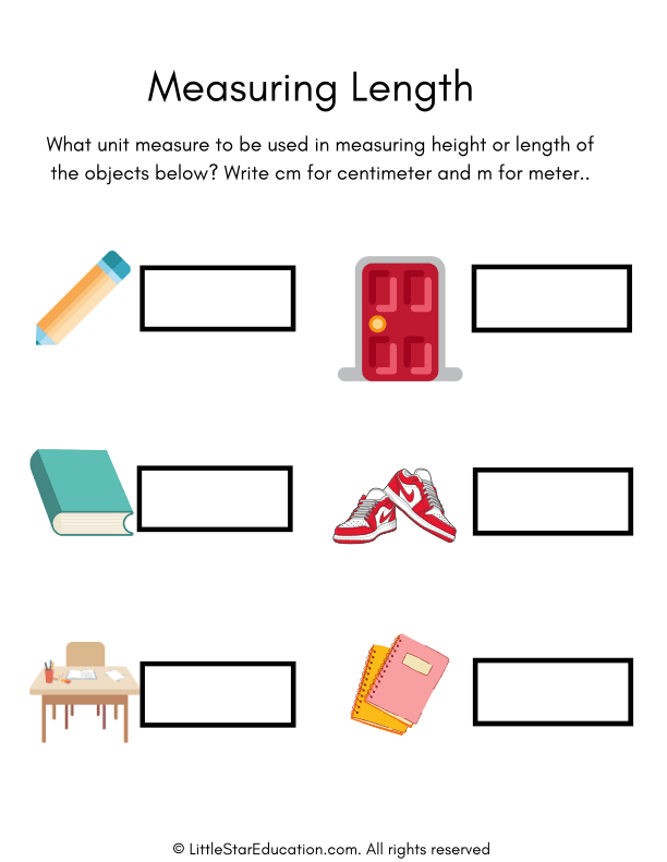 Measuring Length Worksheet